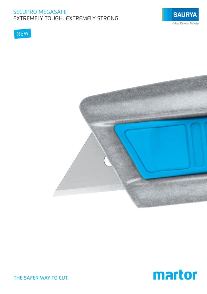 Automatic Blade Retraction Safety Knife Secupro Megasafe | Saurya Safety