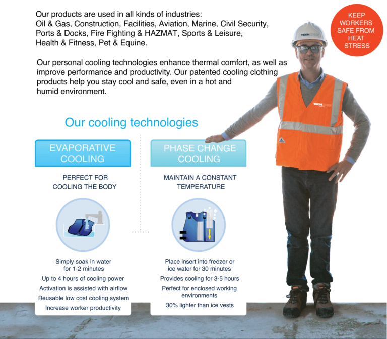 Cooling Jackets & Cooling Vest - Evaporative Cooling Technology ...
